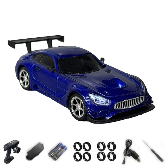 MINI 4X4 1:43 Drift RC Car Metal Body Gyro Multi Terrain Driving Racing ...
