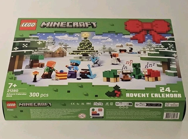 LEGO 21280 MINECRAFT Advent Calendar 2025 £45.97 - PicClick UK