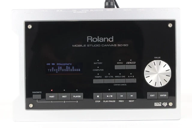 ROLAND SD-50 MOBILE Studio Canvas MIDI Sound Module MIDI Interface From ...