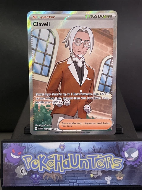 POKEMON CARD CLAVELL 249/193 Paldea Evolved Ultra Rare Full Art Trainer ...