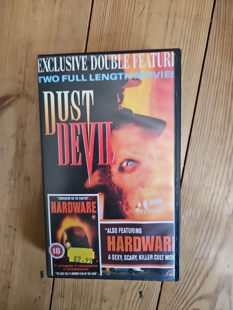 DUST DEVIL & Hardware ~ Polygram Ex Rental VHS Cult Horror Double Bill ...