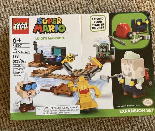 LEGO SUPER MARIO Luigi’s Mansion Lab and Poltergust Expansion Set 71397 ...