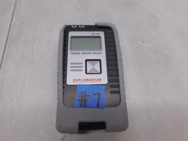 EXPLORANIUM GR-100 PRD Personal Radiation Detector #7 (LVRC) $22.50 ...