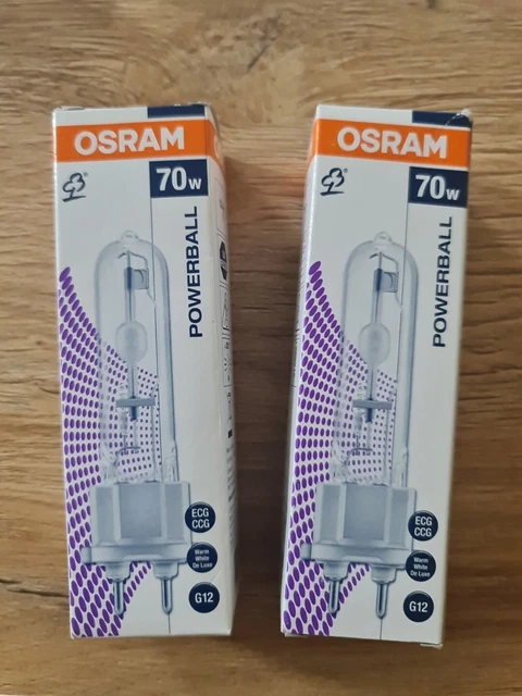OSRAM POWERBALL HCI-T 70W/830 WDL Entladungslampe, HQI G12 EUR 19,00 ...