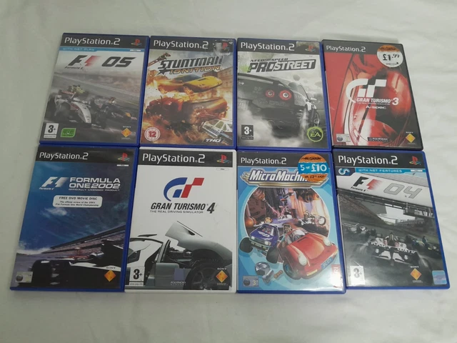 PLAYSTATION 2 RACING Games x8 Need For Speed Gran Turismo Formule 1 ...
