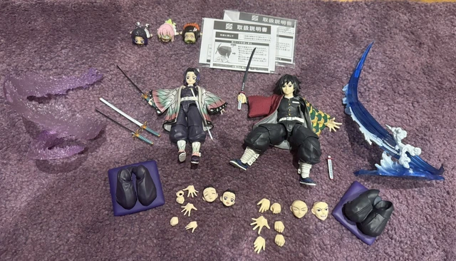 DEMON SLAYER ANIPLEX 1/12 Figures Tomioka Giyuu Kochou Shinobu W 3 ...