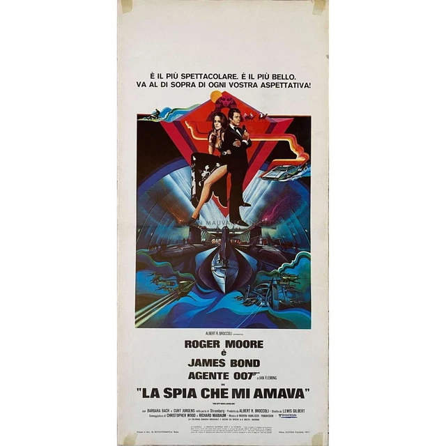 LA SPIA CHE MI AMAVA Poster del film italiano - 13x28 pollici - 1977 ...