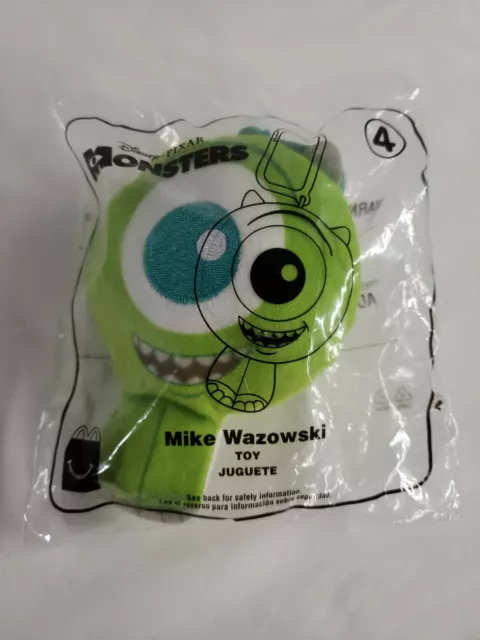 2020 Mcdonalds Disney Pixar Monsters Inc Mike Wazowski 4 Plush Happy