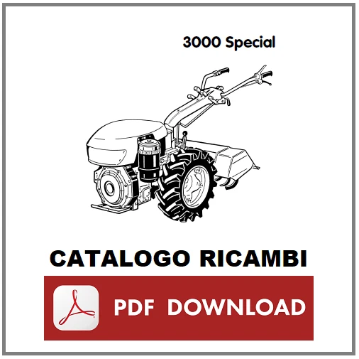 VALPADANA 3000 SPECIAL Catalogo ricambi Manuale parti esplosi ...
