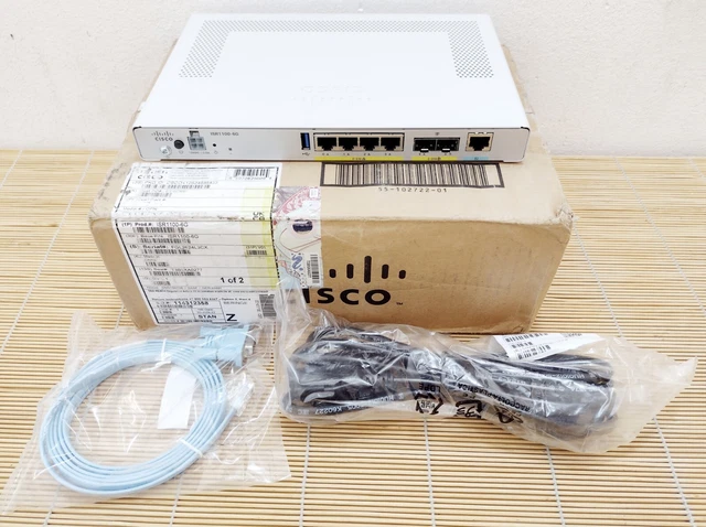 NEU CISCO ISR1100-6G ISR1100 Router 4 GE LAN/WAN Ports 2SFP 4GB RAM New ...