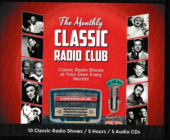 THE MONTHLY CLASSIC Radio Club AUDIO BOOK CD Fat Man Lone Ranger Philco ...