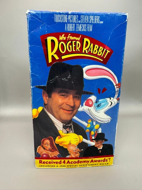 WHO FRAMED ROGER Rabbit VHS Tape Touchstone Pictures Steven Spielberg ...