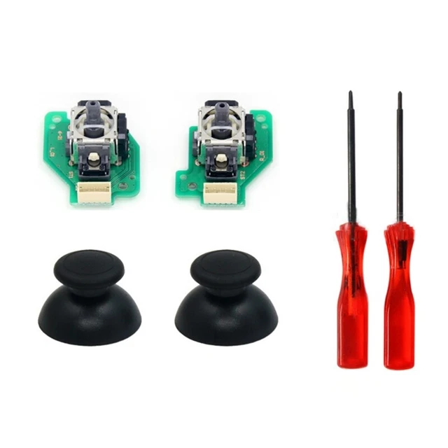 RIGHT LEFT ANALOG 3D Joystick Thumb Repair Module Part Replace for WiiU ...