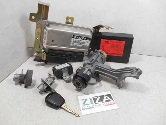 KIT CHIAVE ECU Kia Picanto SA 1.1 65cv G4HG 2005 39110-02055 ...