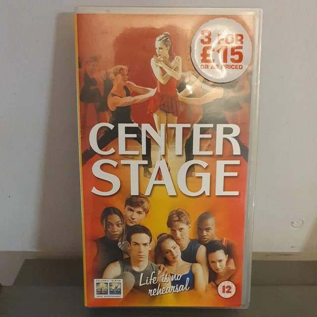 CENTER STAGE VHS Video Tape 2000 Dance Ballet Movie Teen Film Zoe ...