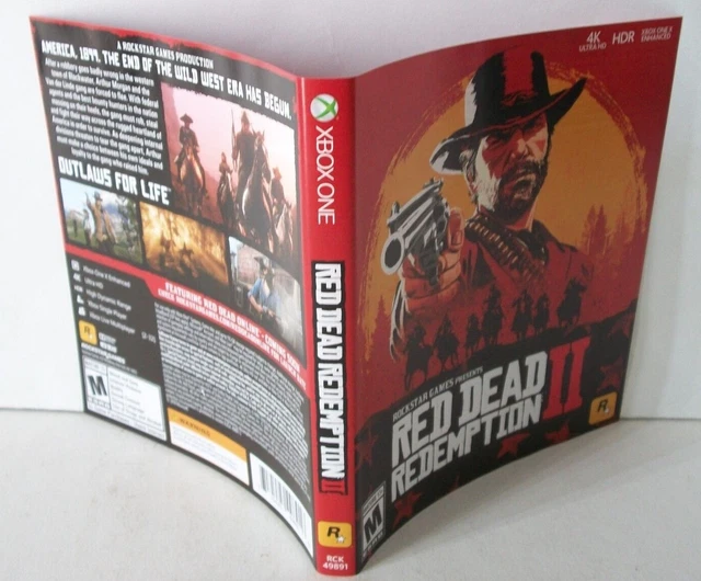 RED DEAD REDEMPTION 2 Art Only NO GAME Xbox One Cover Insert Box ...