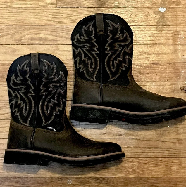 MEN'S WOLVERINE RANCHER ST Cowboy Boots 13 Brown/Rust steel toe £63.47 ...