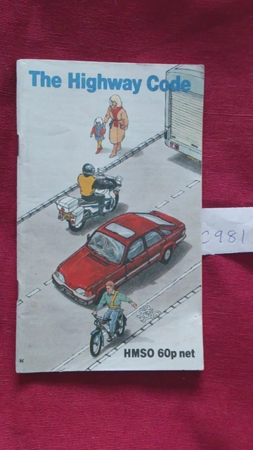 THE HIGHWAY CODE 1989 Learner Driver Driving Test Vintage Motoring ...