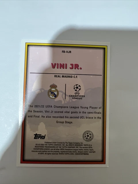 CARTE VINI JR. SUPER STARS 22/23 Final BOSS # FB-VJR. Neuf EUR 5,19 ...
