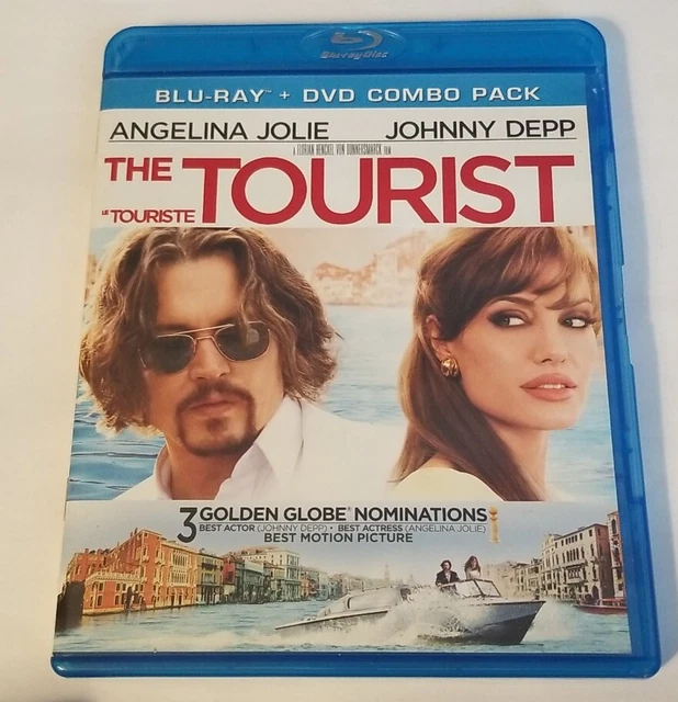 THE TOURIST(BLU-RAY & DVD combo Canadian) starring Angelina Jolie ...