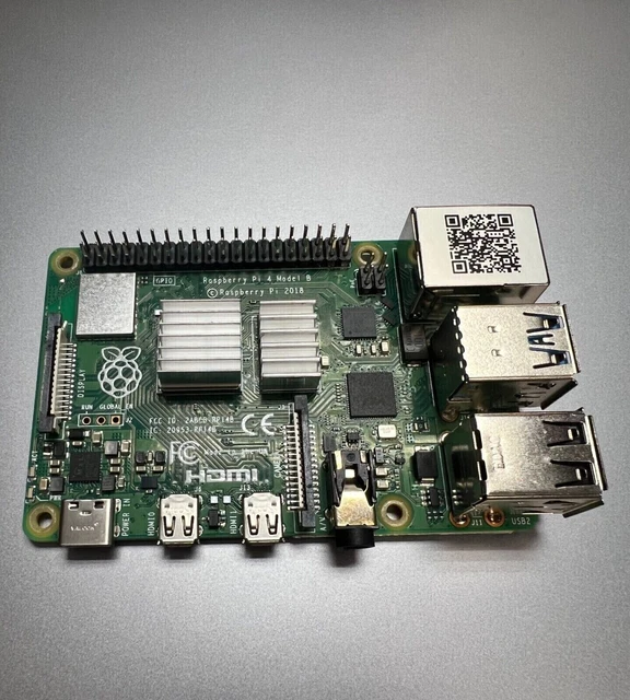 RASPBERRY PI 4 Model B 4GB DDR4 RAM with heat sinks installed $100.00 ...
