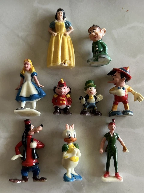 DISNEYKINS SNOW WHITE Dopey Pinocchio Daisy Goofy Peter Pan Jiminy ...