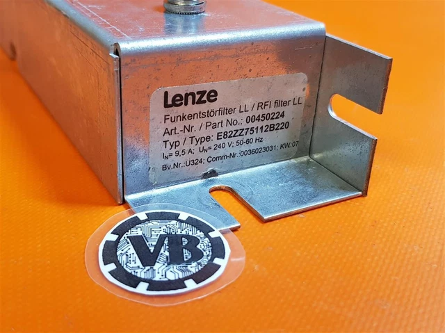 LENZE THE INTERFERENCE Suppression Filter SD / Rfi Type: E82ZZ75112B220 ...