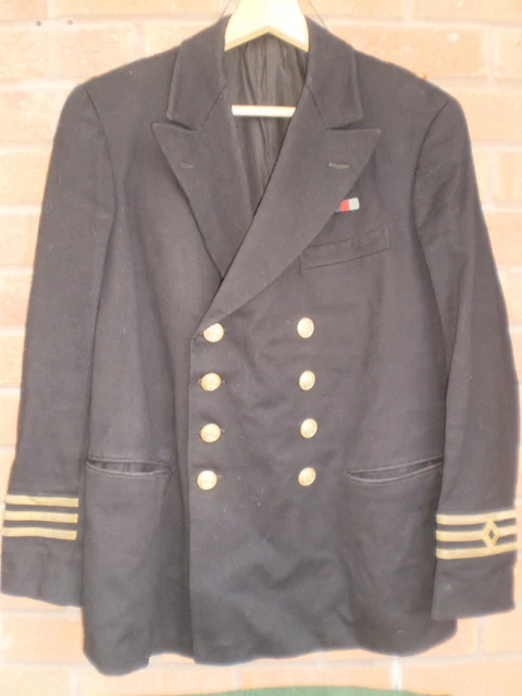 WW 2 BRITISH Merchant Navy Captains Tunic Jacket with 1939/45 Star ...