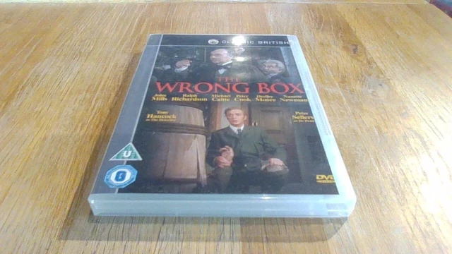 THE WRONG BOX REGION 2 UK DVD 2010 RARE Michael Caine Peter Sellers ...