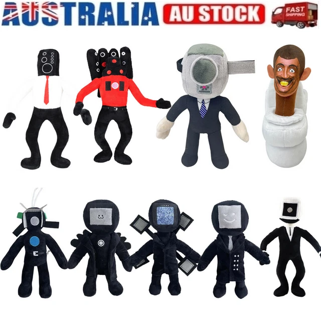 SKIBIDI-TOILET PLUSH TOY Cameraman TV Man Speaker Man Stuffed Doll Toy ...