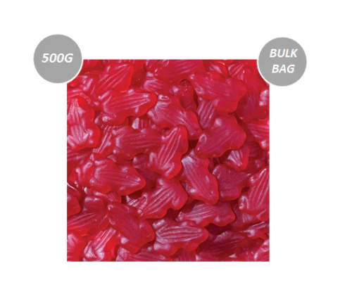 500G BULK BAG Allen's Allens Red Frogs Chewy Gummi Lollies $14.95 ...