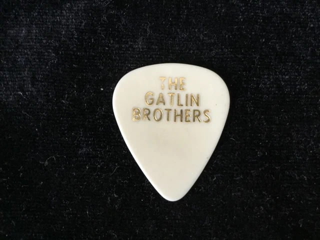 THE GATLIN BROTHERS Tour Concert Stage Collector Pick Plectrum Vintage ...