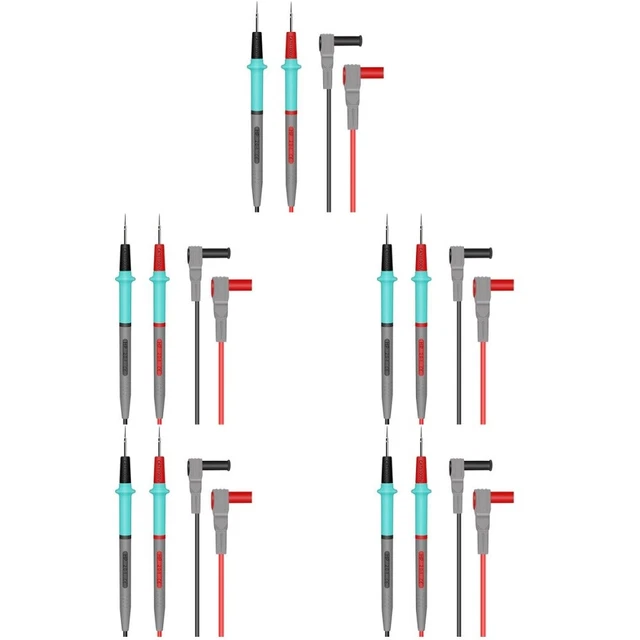 5 PAIRS TEST Leads Kit Multimeter Pen Tester Tips Probe Wires £57.68 ...