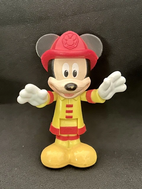 DISNEY JR MICKEY Mouse Clubhouse Firefighter Figure 3" £2.40 - PicClick UK