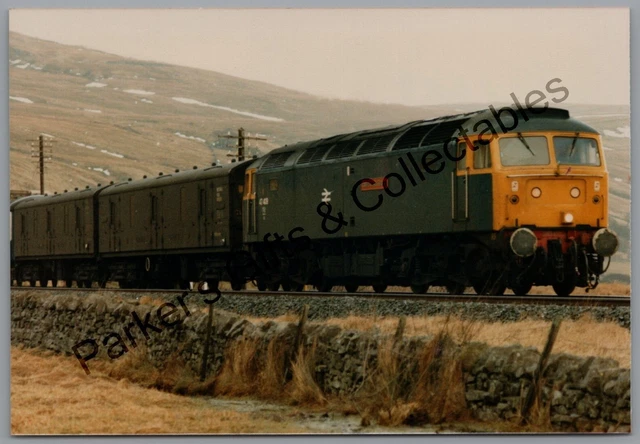 RAILWAY PHOTOGRAPH OF Diesel Electric Locomotive 47409 Aisgill 1986 £3. ...