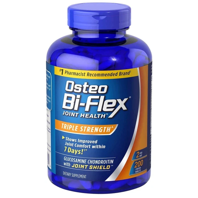 OSTEO BI-FLEX JOINT Health Triple Strength + Vitamin C, 200 Tablets, UK ...