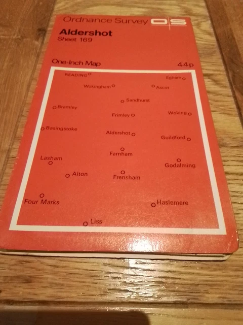 CHICHESTER - OLD 1970 Ordnance Survey One-Inch Map Sheet 169 Aldershot ...