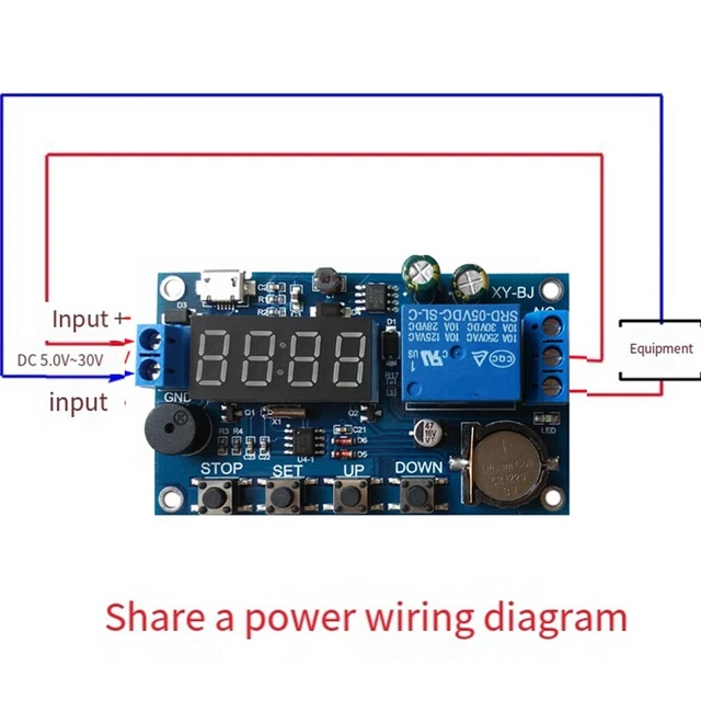 BUZZER ALARM RELAY for accurate timing and synchronization (60 80 ...
