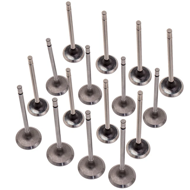 16PCS EXHAUST VALVES For Renault Clio Kangoo Laguna Megane Scenic ...