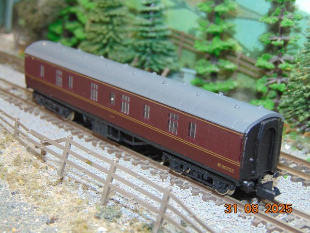 GRAHAM FARISH FULL Brake/Gangway coach. BR Maroon. N gauge. £10.00 ...