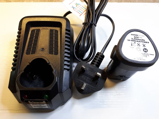 WORKZONE 12V BATTERY & charger £20.99 - PicClick UK