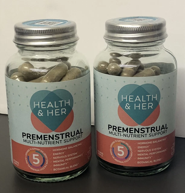2X HEALTH & Her Premenstrual Multi Nutrient Support 60 Capsules. EXP ...