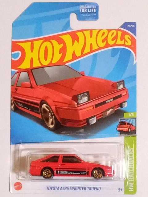 2022 HOT WHEELS Toyota AE86 Sprinter Trueno, New Red Color, HW ...