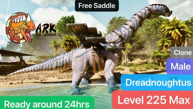 ARK SURVIVAL ASCENDED pve Extinction Dreadnoughtus Level 225 Male, Max ...