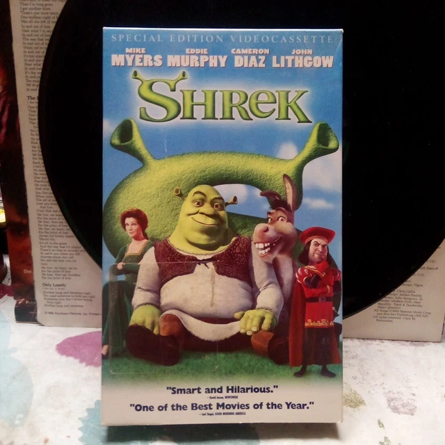 DREAM WORKS ENTERTAINMENT "Shrek" 2001 Vhs Tape Original Collectible ...