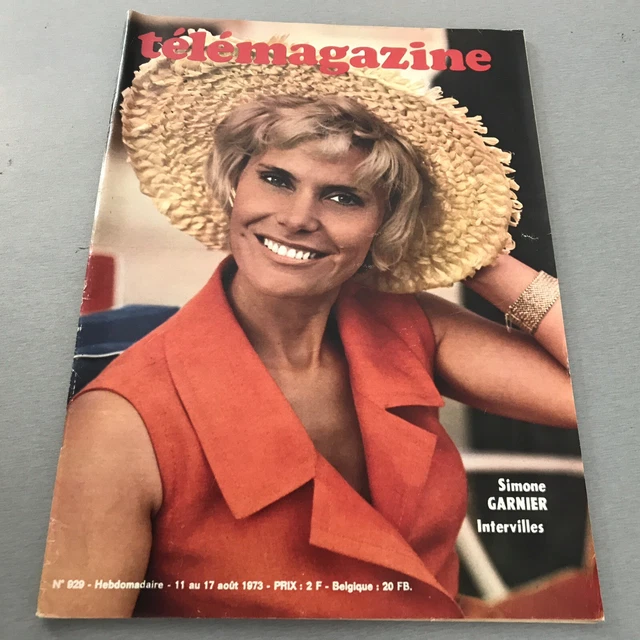 TELE MAGAZINE 929 (1973) : Simone Garnier EUR 10,00 - PicClick FR