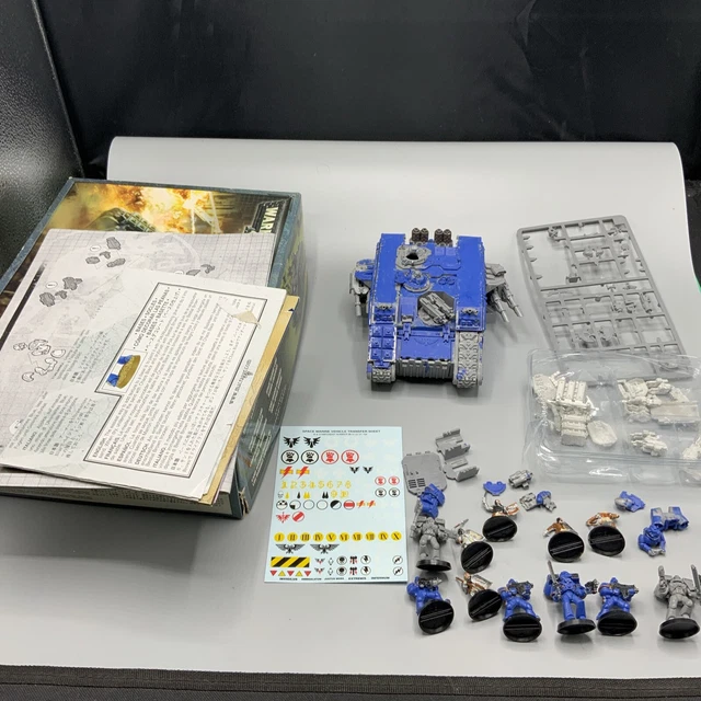 LAND RAIDER CRUSADER OOP SPACE MARINE WARHAMMER 40K Part METAL see ...