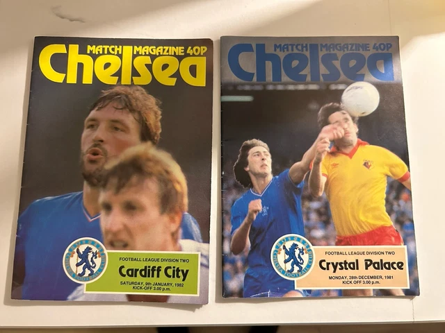 CHELSEA MATCH MAGAZINE 1982- football programmes £3.00 - PicClick UK