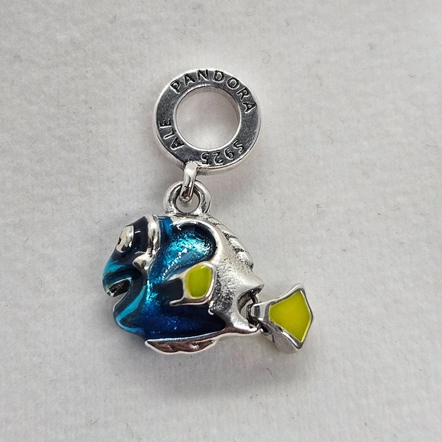 PANDORA X DISNEY Pixar Finding Nemo Dory Moving Tail Charm 925ale £4.20 ...