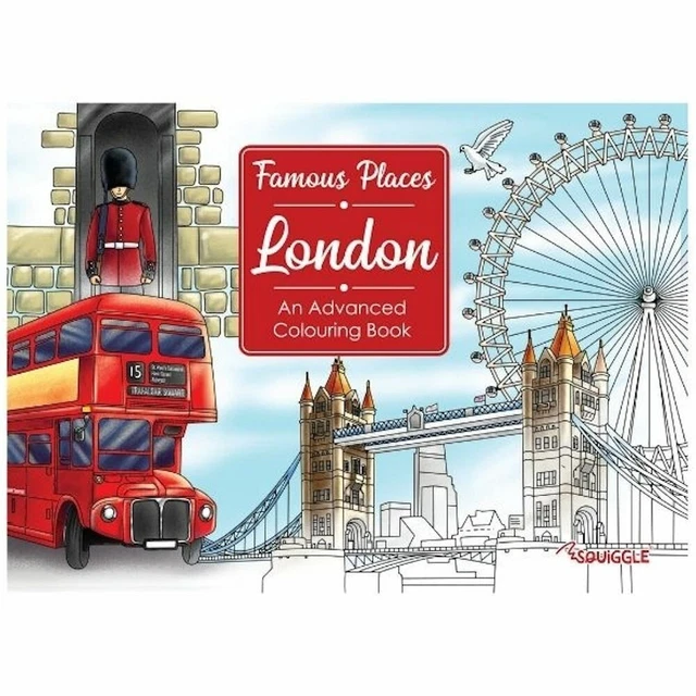 INSIGHT GUIDES FAMOUS Places Advanced Colouring Book - Famous places in ...